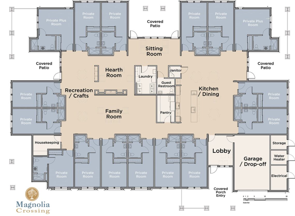 Magnolia Crossing Senior Living | Halajian Architects